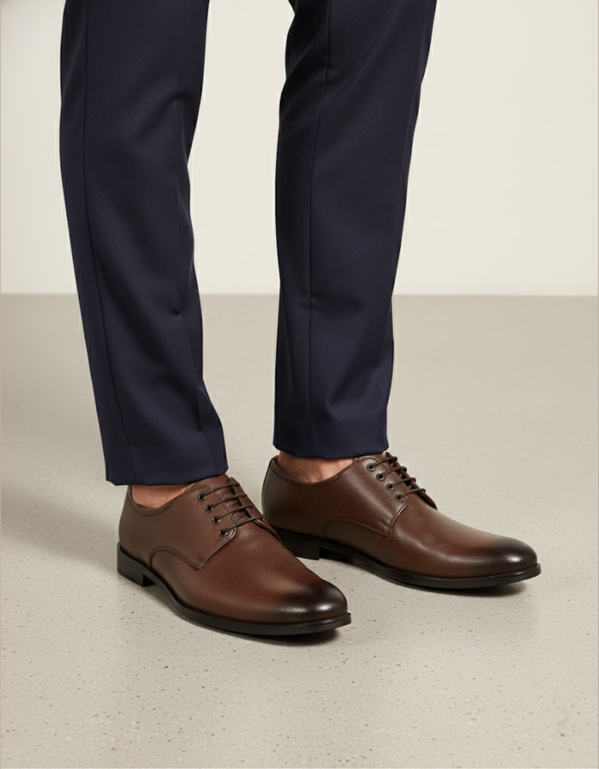 EX6435-Brown-Men Formal Slip-on's – excel shoess